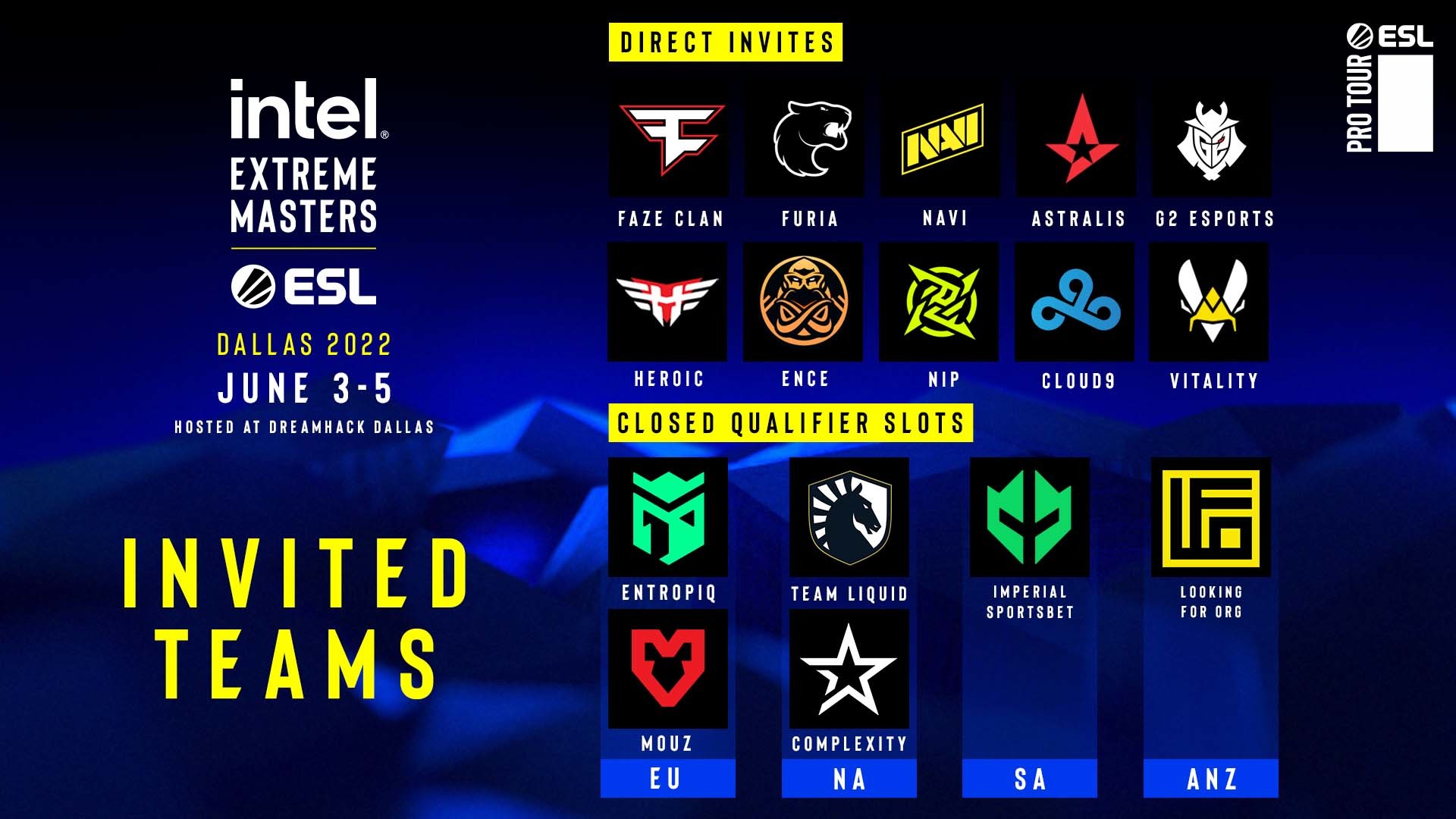 The IEM Dallas attending teams are in - Counter-Strike: Global ...