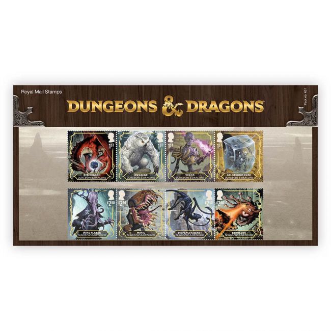 Royal Mail marks 50 years of Dungeons & Dragons with limited stamp ...