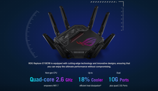 ASUS ROG Rapture GT-BE98 - - Gamereactor