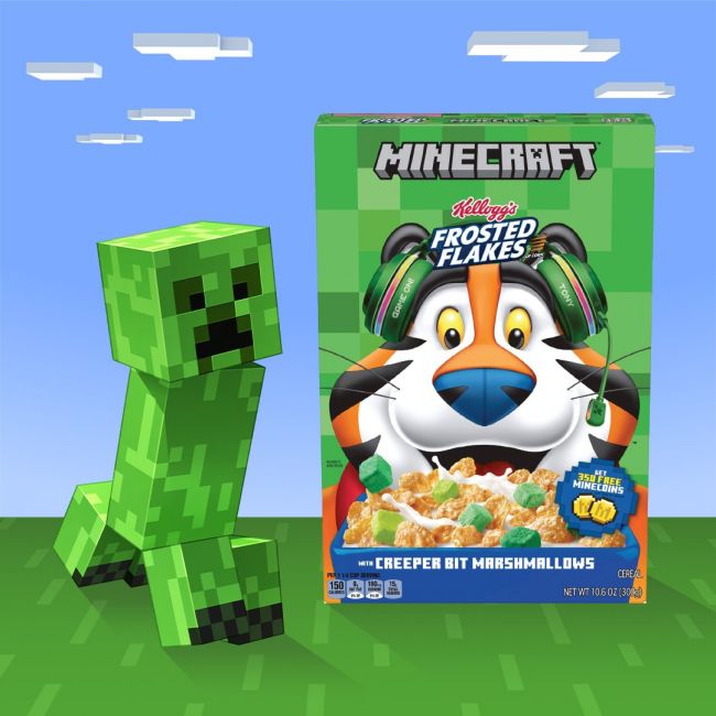 Minecraft to be released as Kellogg's cereal