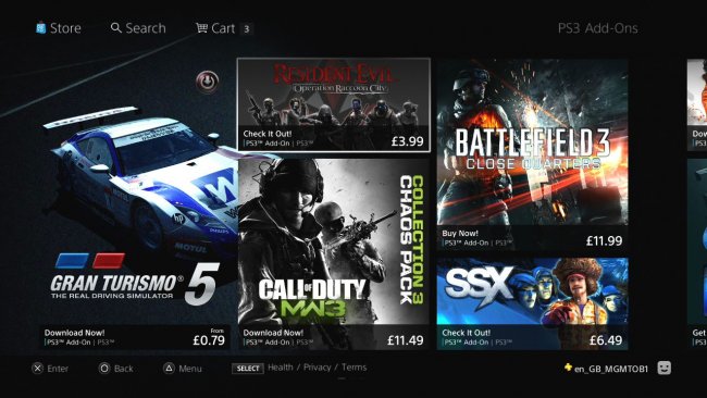 PS3 Store Screen Gallery - - Gamereactor
