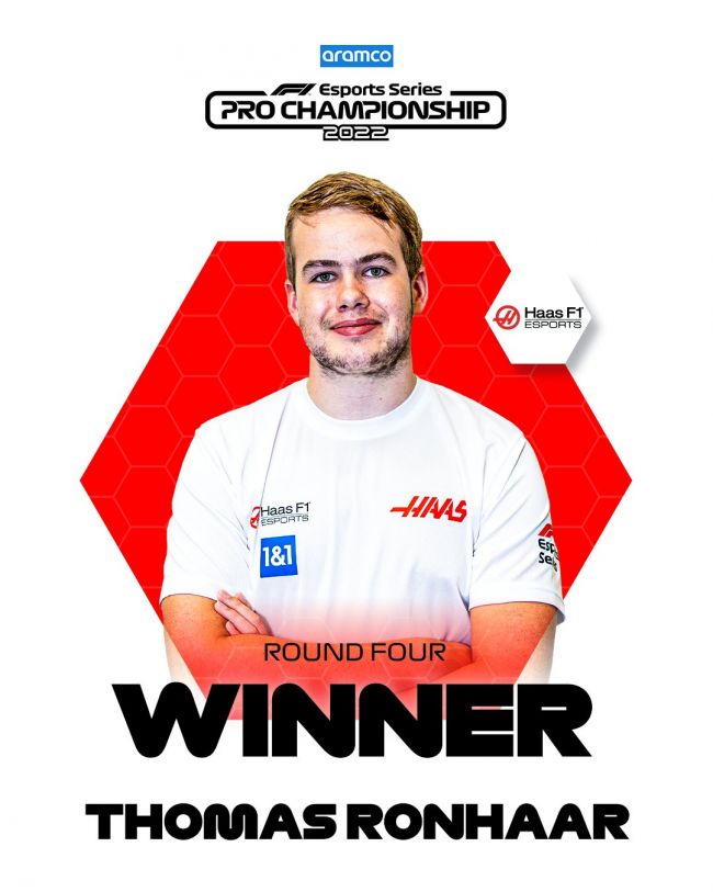 Thomas Ronhaar has won the fourth round of the F1 Esports Series - F1 ...