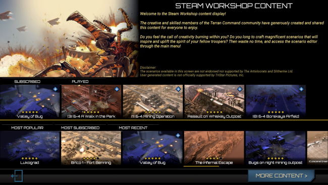 Starship Troopers: Terran Command now has a map-editor - Starship ...