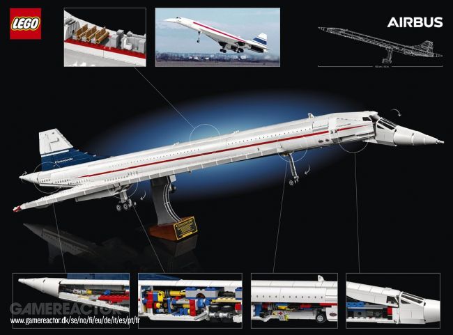 Lego to release a massive Concorde build in September - - Gamereactor