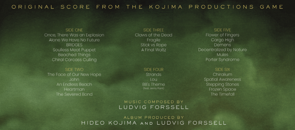 Death Stranding vinyl album opens pre-orders tomorrow