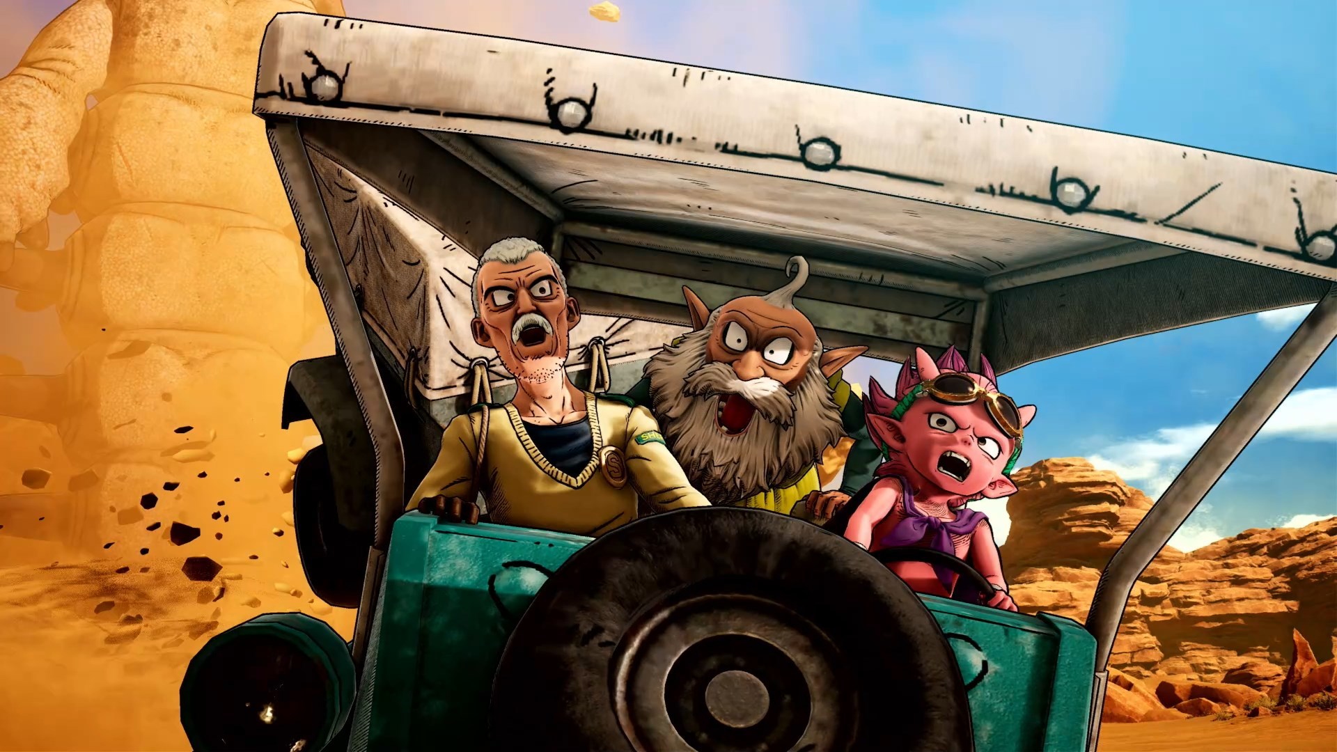 Learn more about the enemies and vehicles of Sand Land