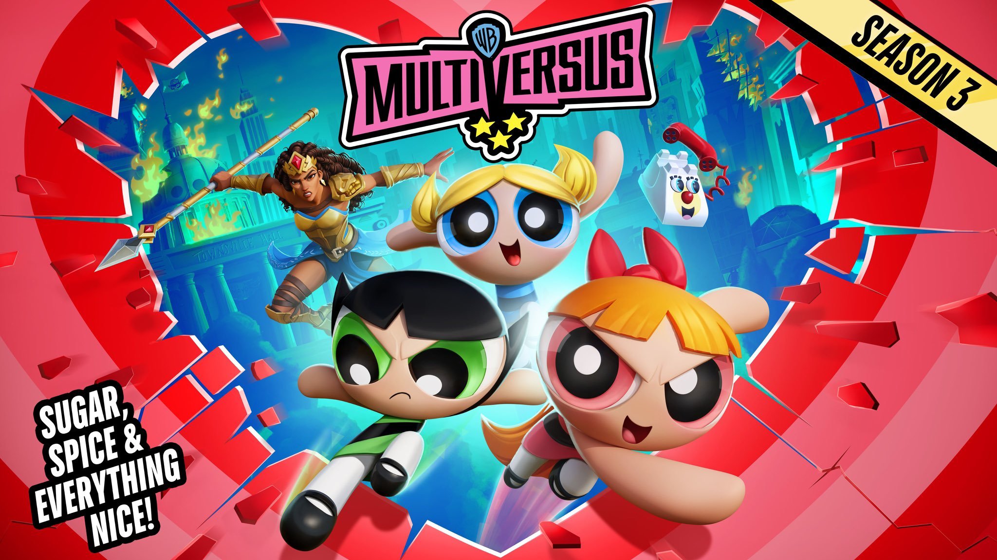Powerpuff Girls joins MultiVersus on Tuesday