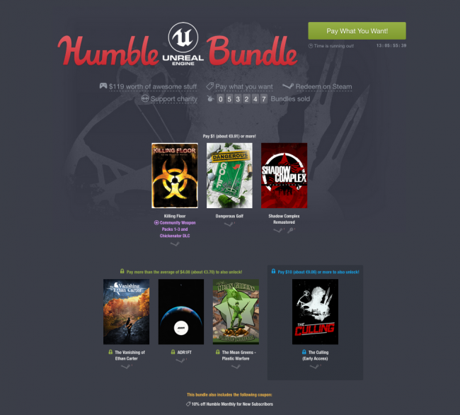 New Humble Bundle features a bunch of Unreal engine games - - Gamereactor