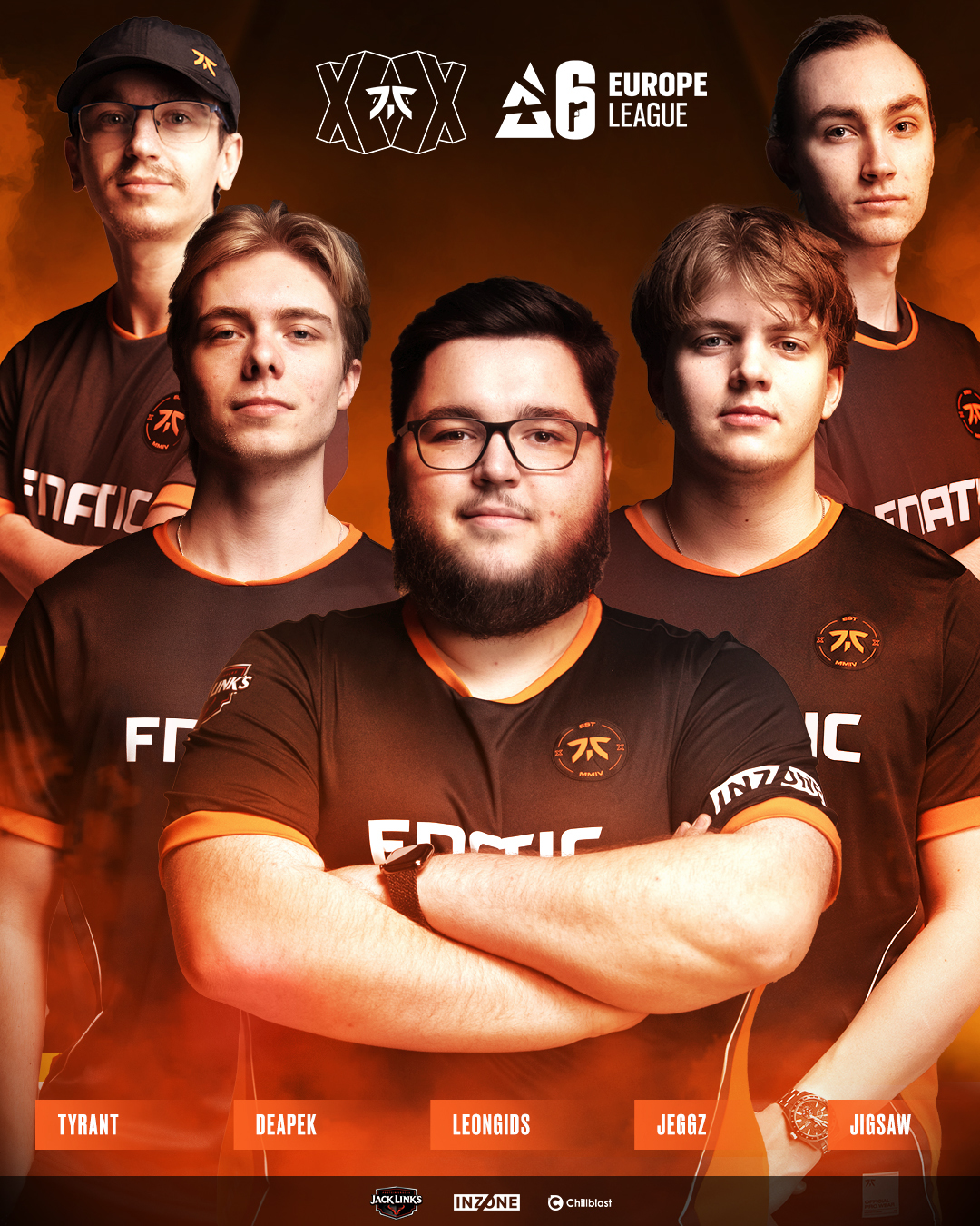 Fnatic acquires a new Rainbow Six: Siege team