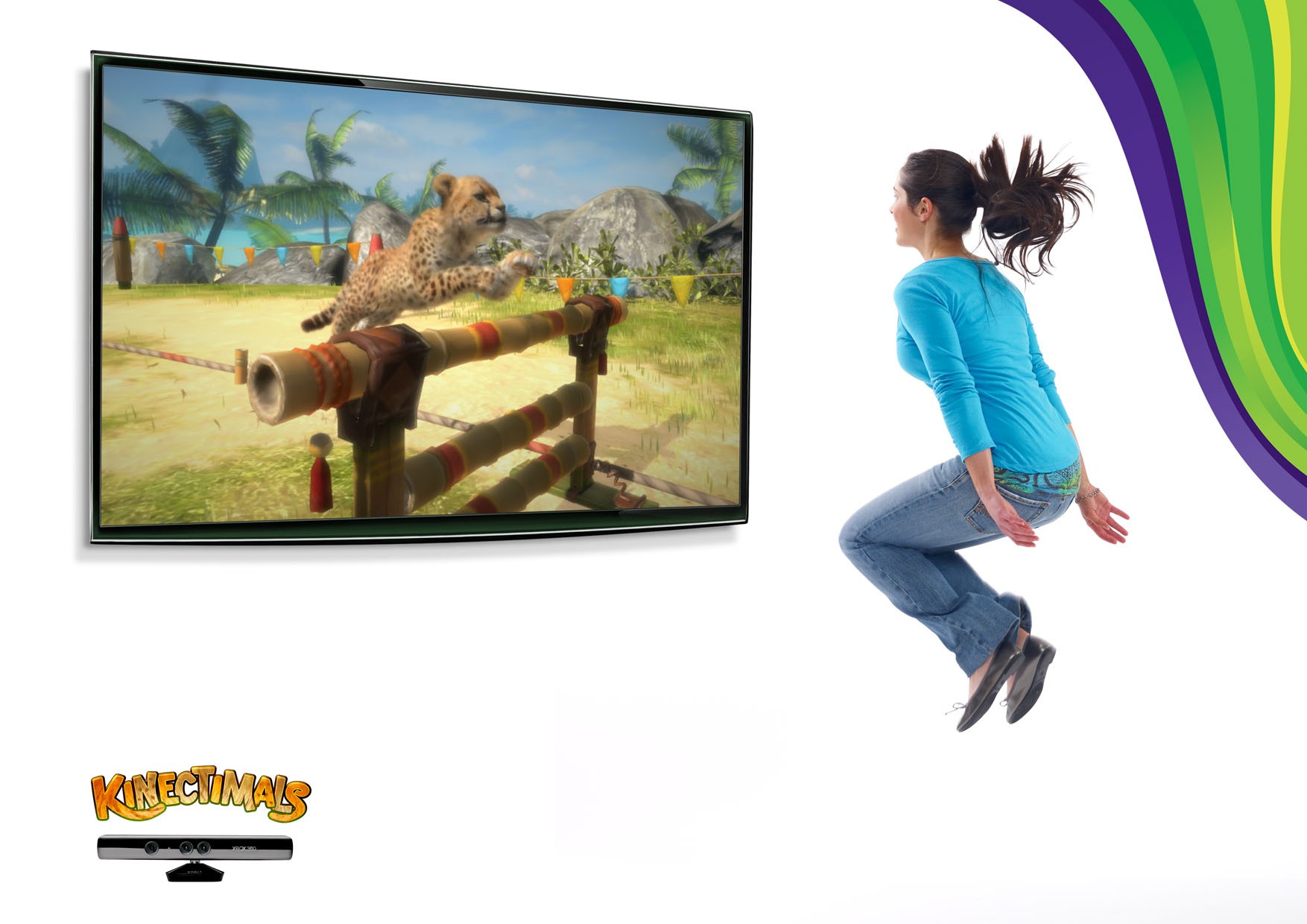 Kinectimals + jumping people