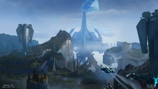A ton of stunning art from Halo Infinite