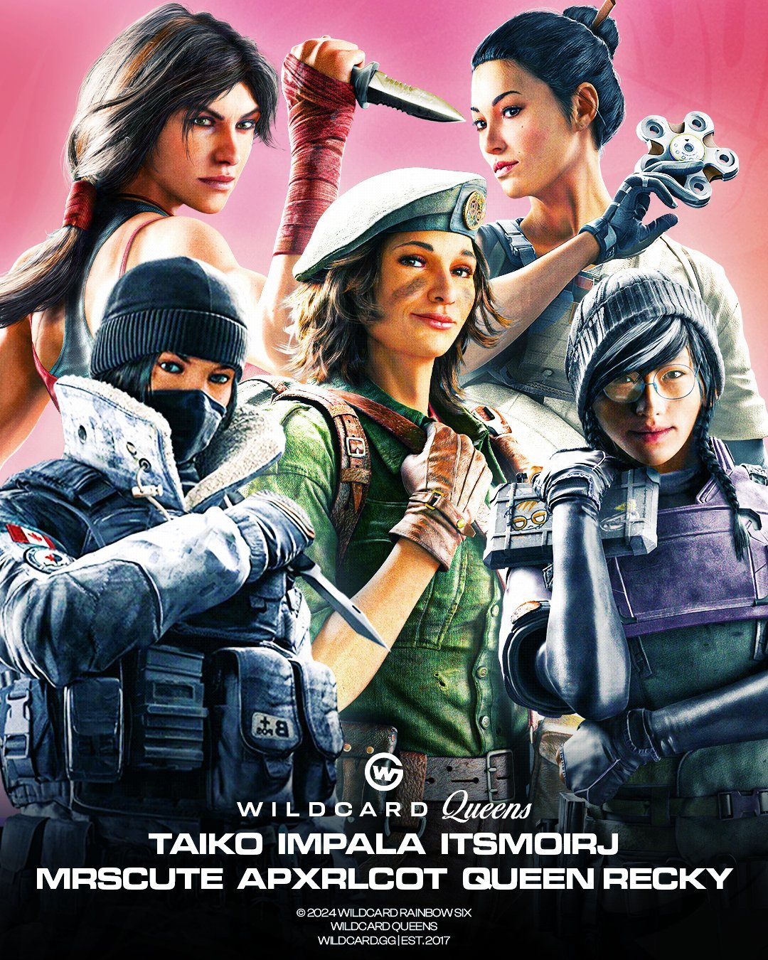Wildcard Gaming announces women's Rainbow Six roster - Rainbow Six ...