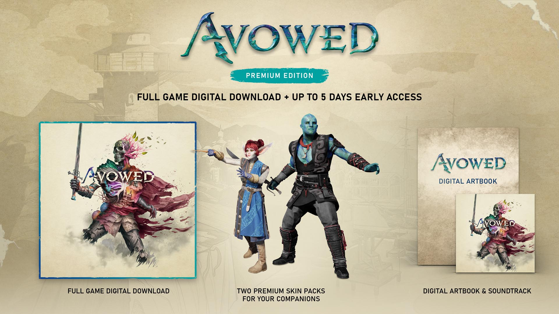 Avowed shown in both new screenshots and a new trailer