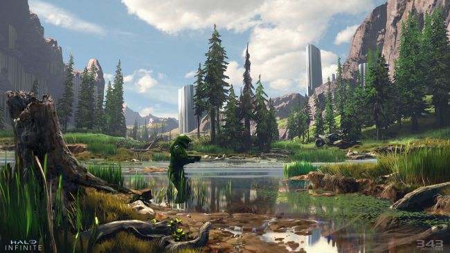 A ton of stunning art from Halo Infinite