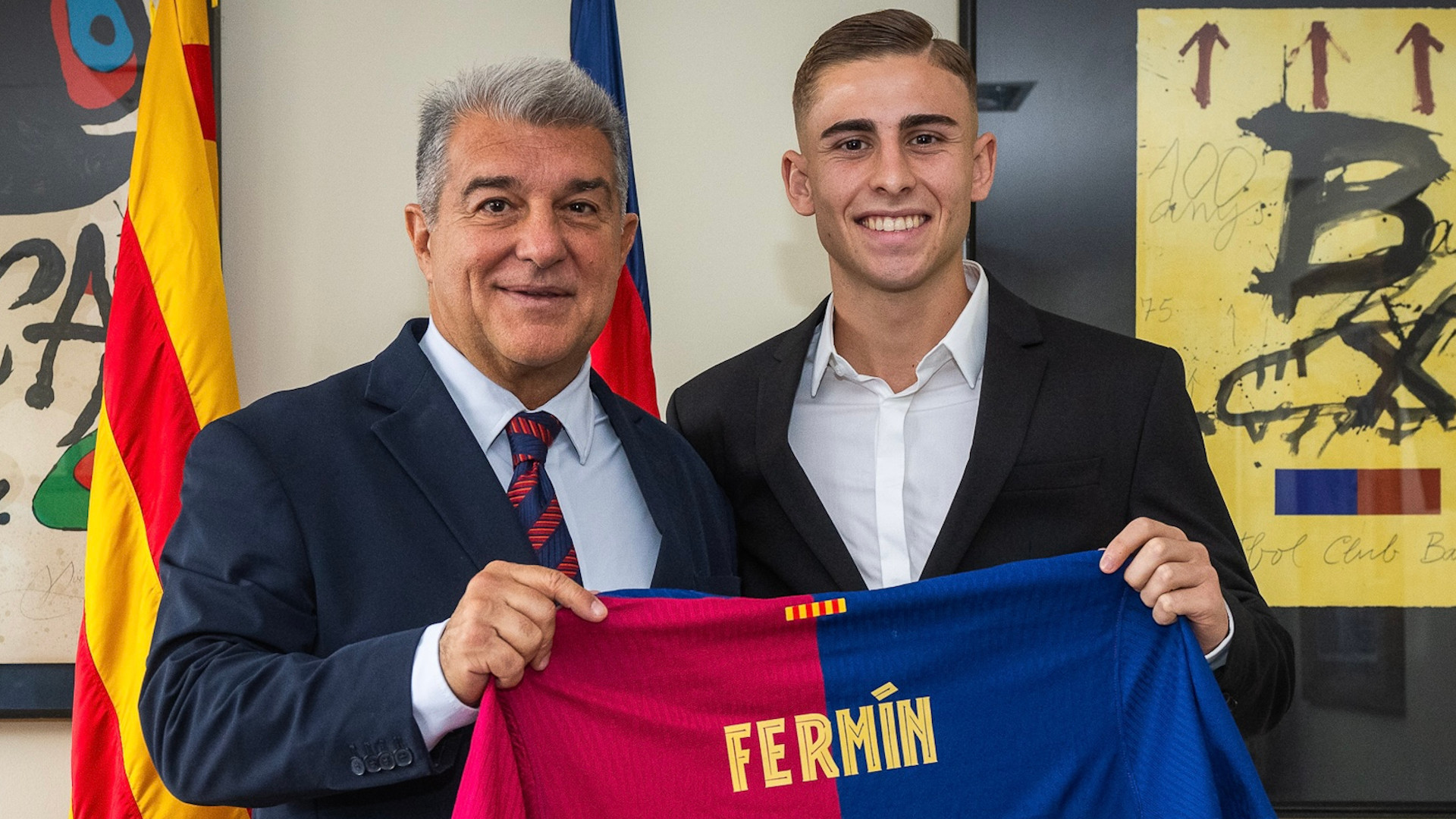 FC Barcelona renews Fermín with a 500 million release clause ...