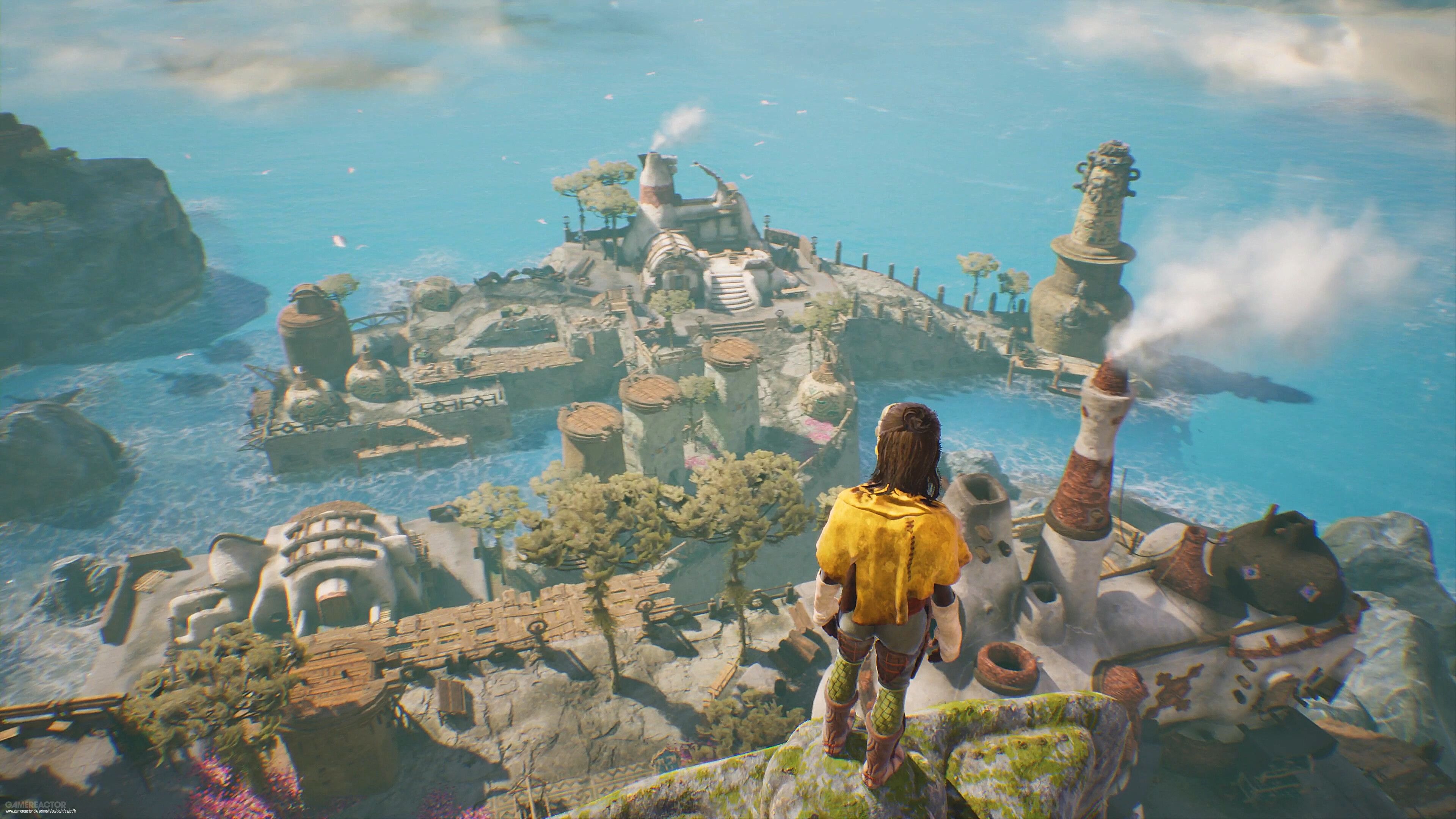 Craft, fight and paraglide in Towers of Aghasba, an incredible looking ...