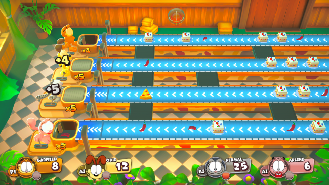 Garfield takes on Mario Party in Lasagna Party - Garfield Lasagna Party ...