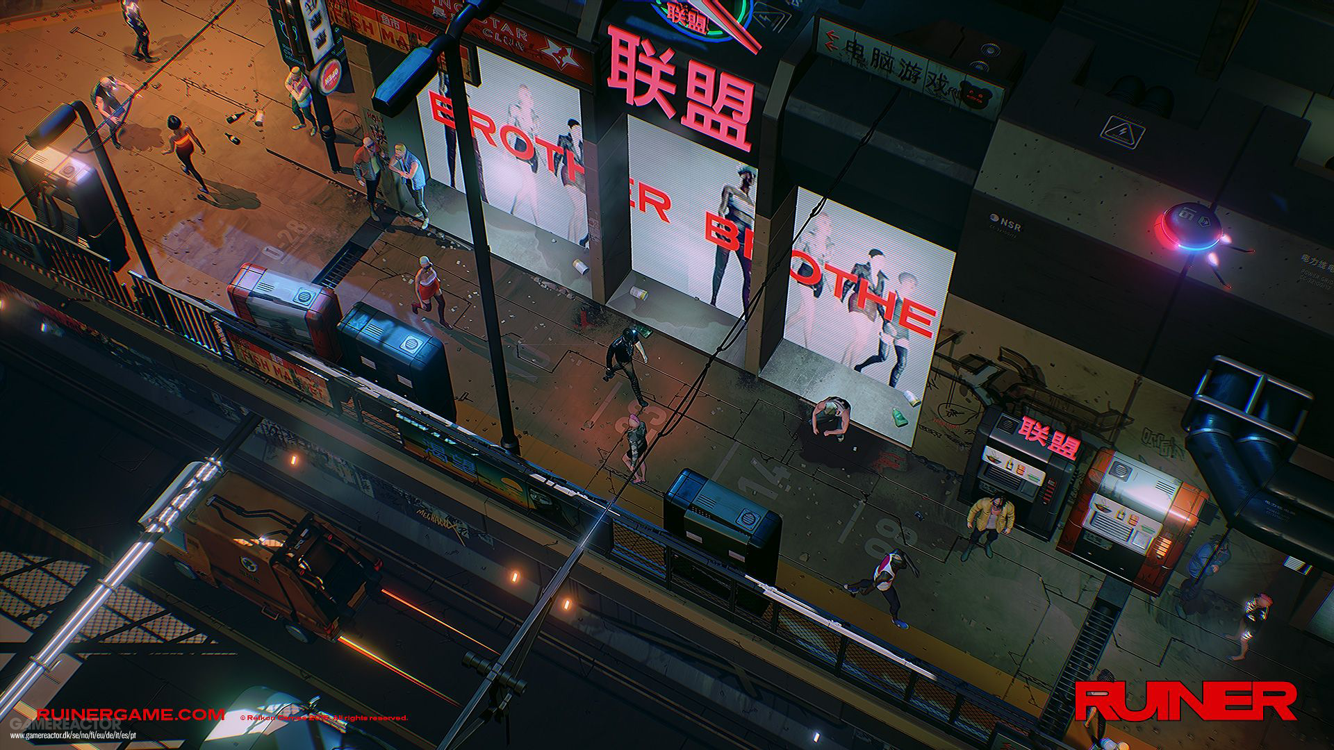 Ruiner is a "fast and brutal cyberpunk top-down action game"