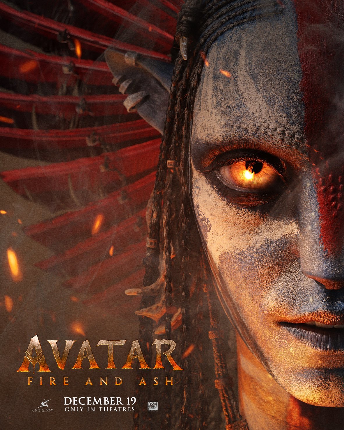 Check out the official Avatar: Fire & Ash poster