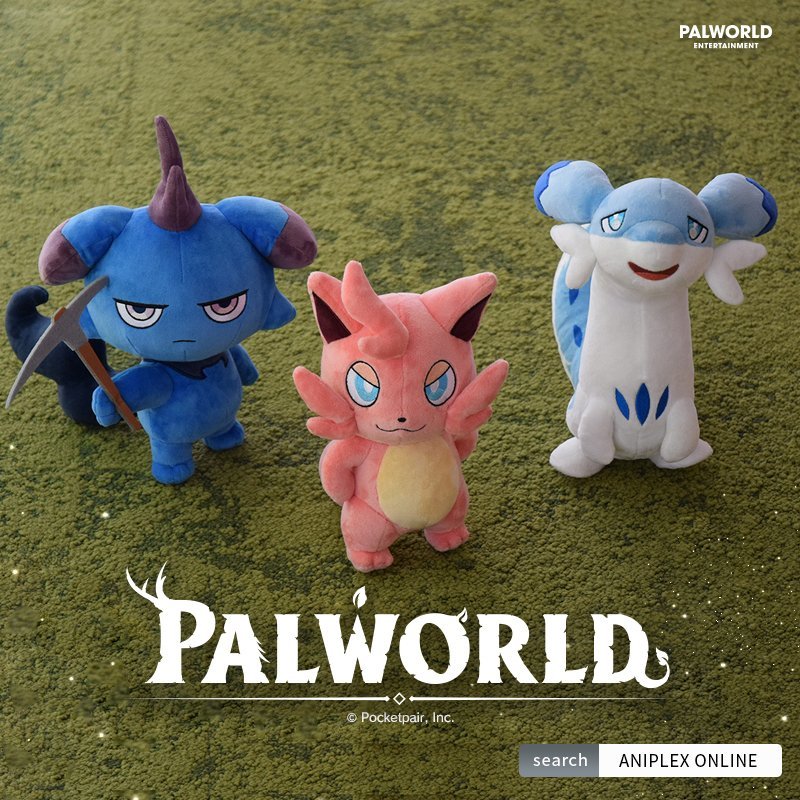 Here are the very first Palworld plushies