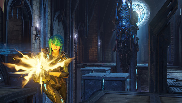 Nyx is the first champion detailed for Quake Champions