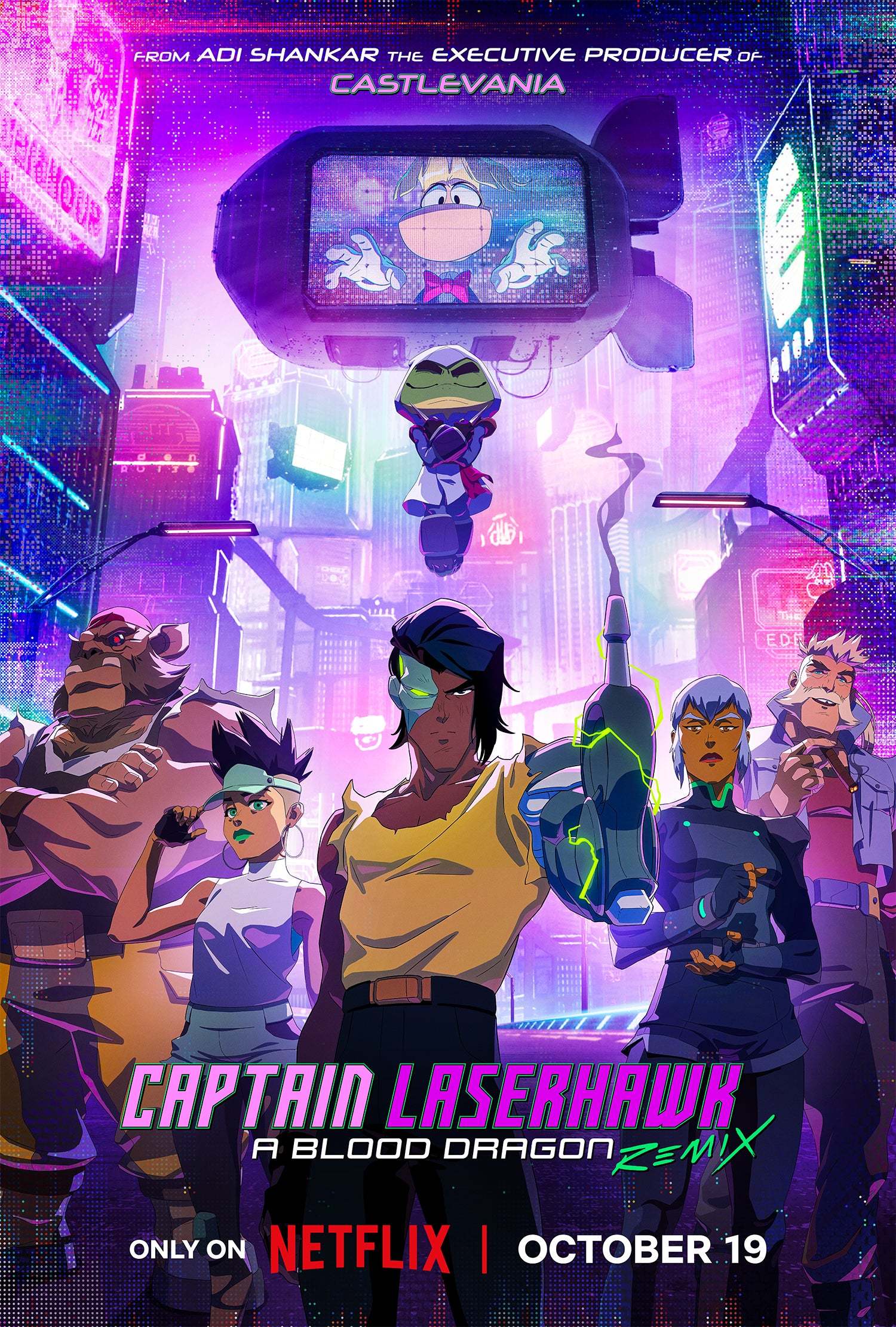 Captain Laserhawk: A Blood Dragon Remix comes to Netflix in October