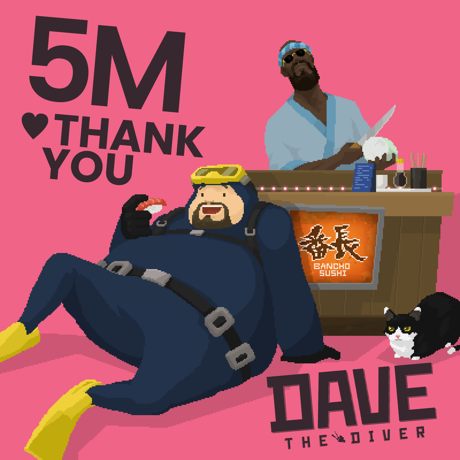 Dave the Diver has sold more than five million copies