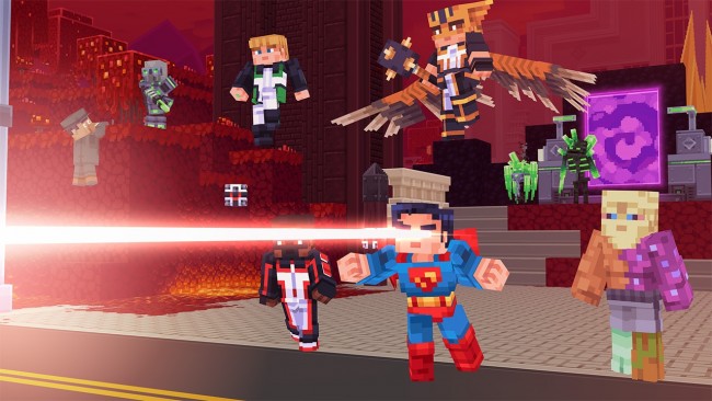 Superman saves Minecraft in new DLC