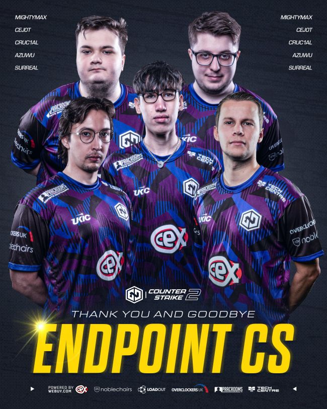Team Endpoint is putting its Counter-Strike 2 division on hold