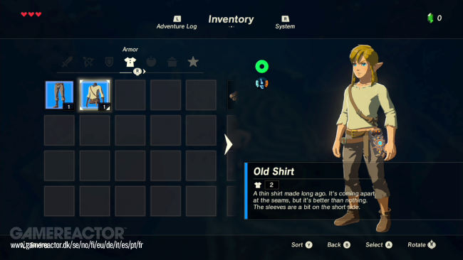 Take a look at Zelda: Breath of the Wild controls on the Switch - The ...