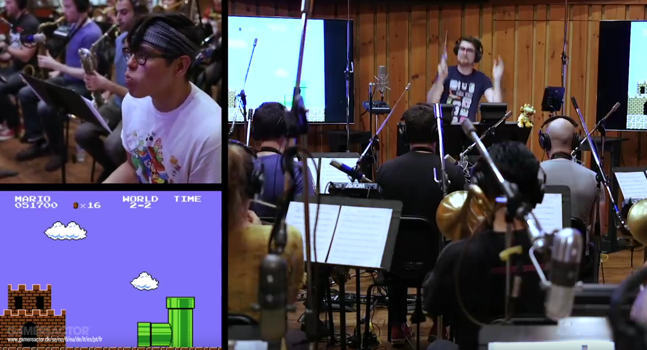 See Super Mario Bros. played with a live orchestra - New Super Mario ...