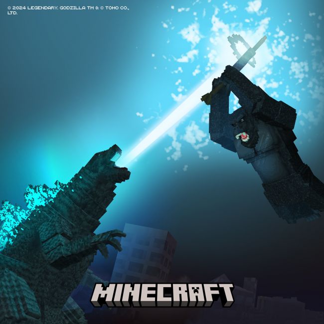 Godzilla is invading Minecraft