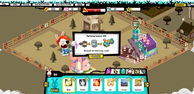 Rabbids invade Facebook - Rabbids Invasion: The Interactive TV Show ...