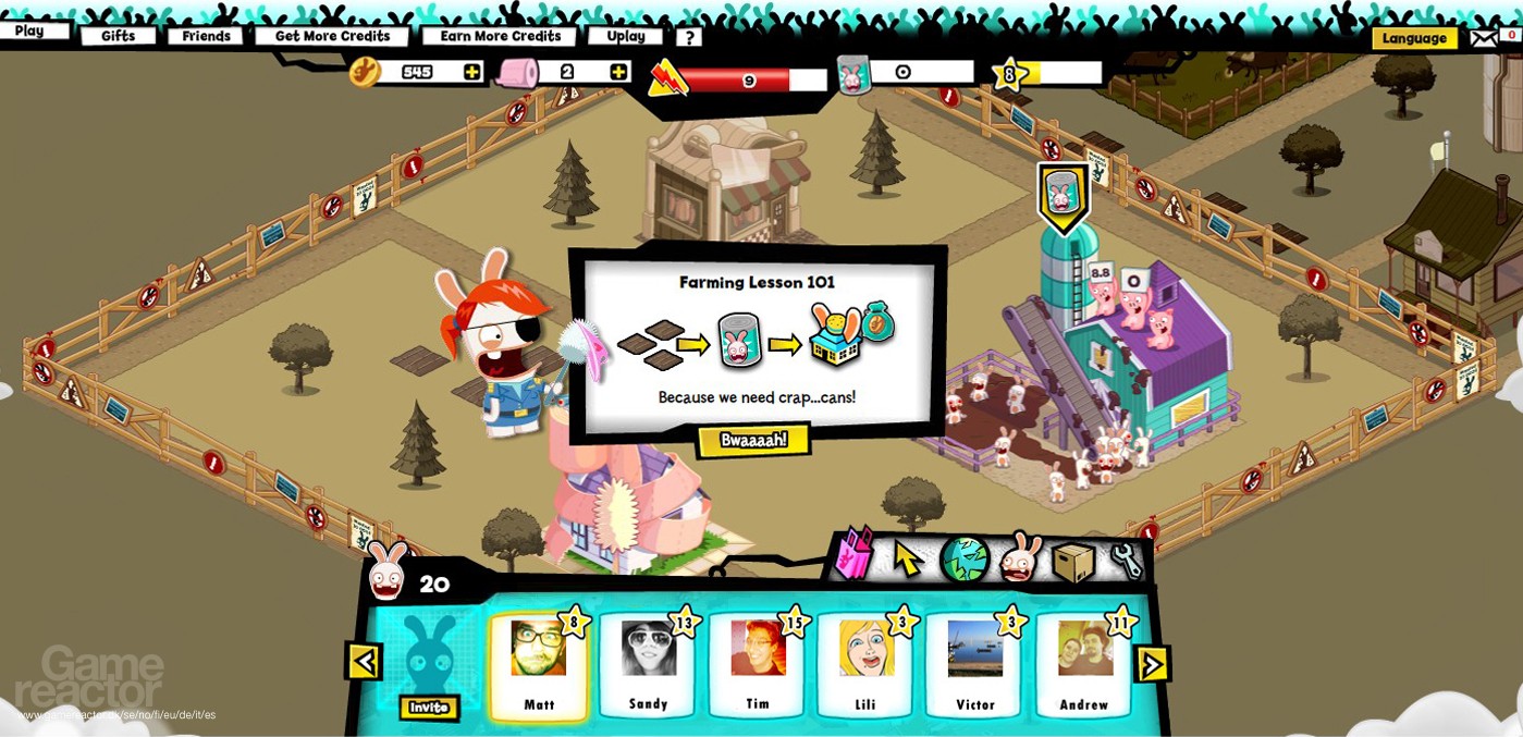 Rabbids invade Facebook - Rabbids Invasion: The Interactive TV Show ...