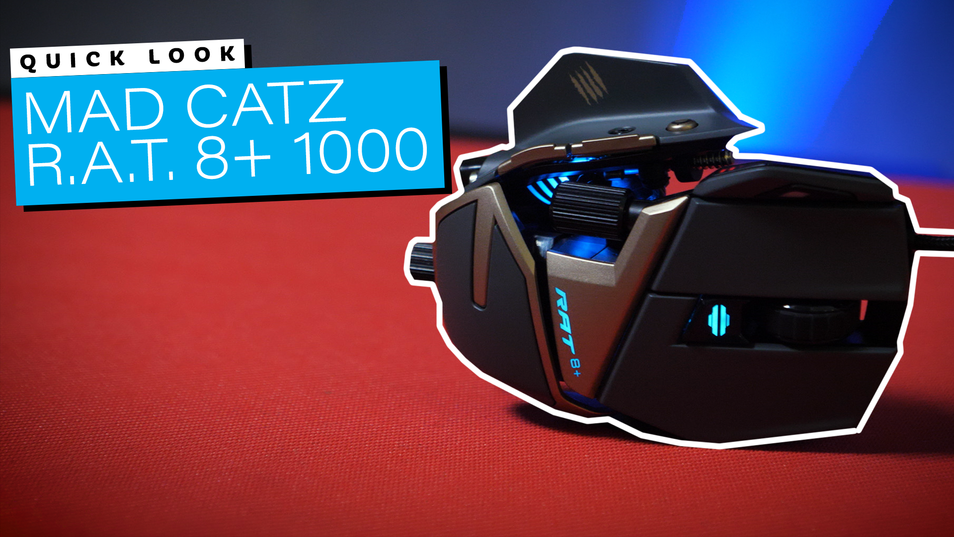 We take a closer look at the R.A.T. 8+ 1000 Limited Edition - - Gamereactor