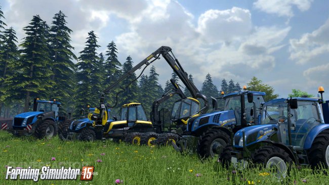 Very first screens of Farming Simulator 15