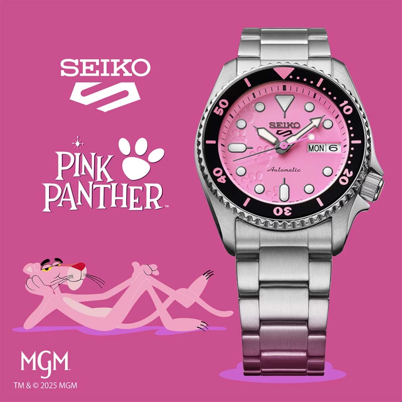 You can now adorn your wrist with your favourite pink feline with Seiko ...