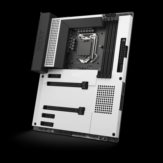 NZXT reveal beautiful N7 Z490 motherboards in white or black ...