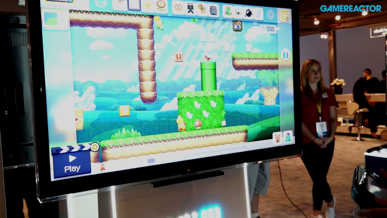 The courses and creation tools of Super Mario Maker