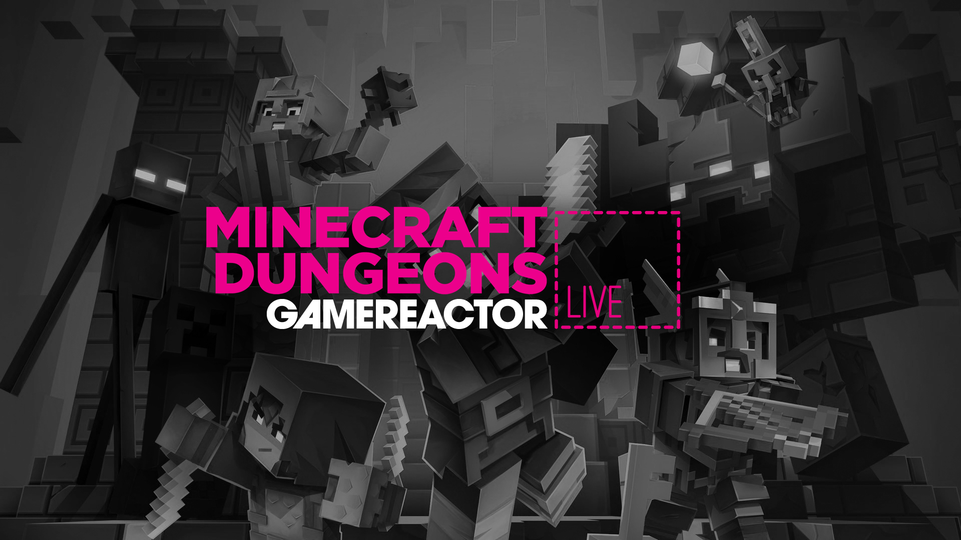 We're trying out Minecraft Dungeons on today's stream