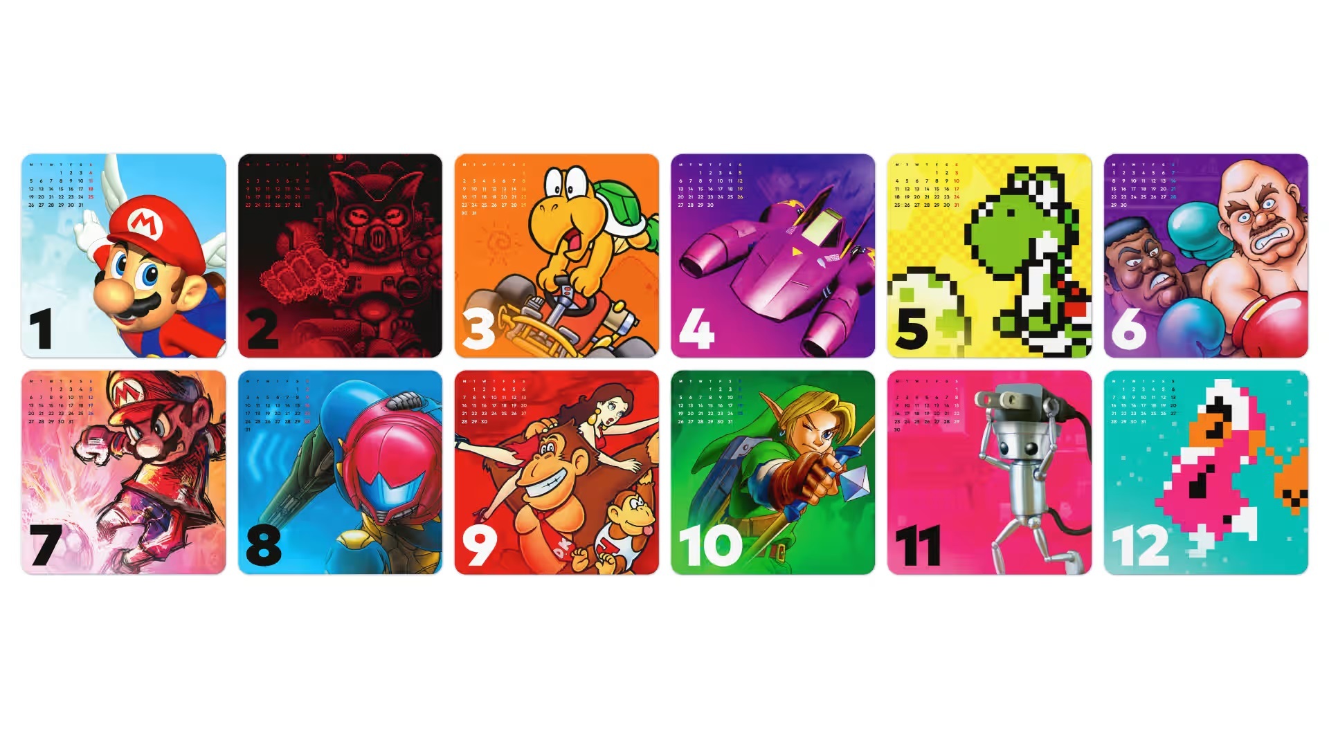Nintendo launches 2026 calendars as My Nintendo Store exclusives - - Gamereactor