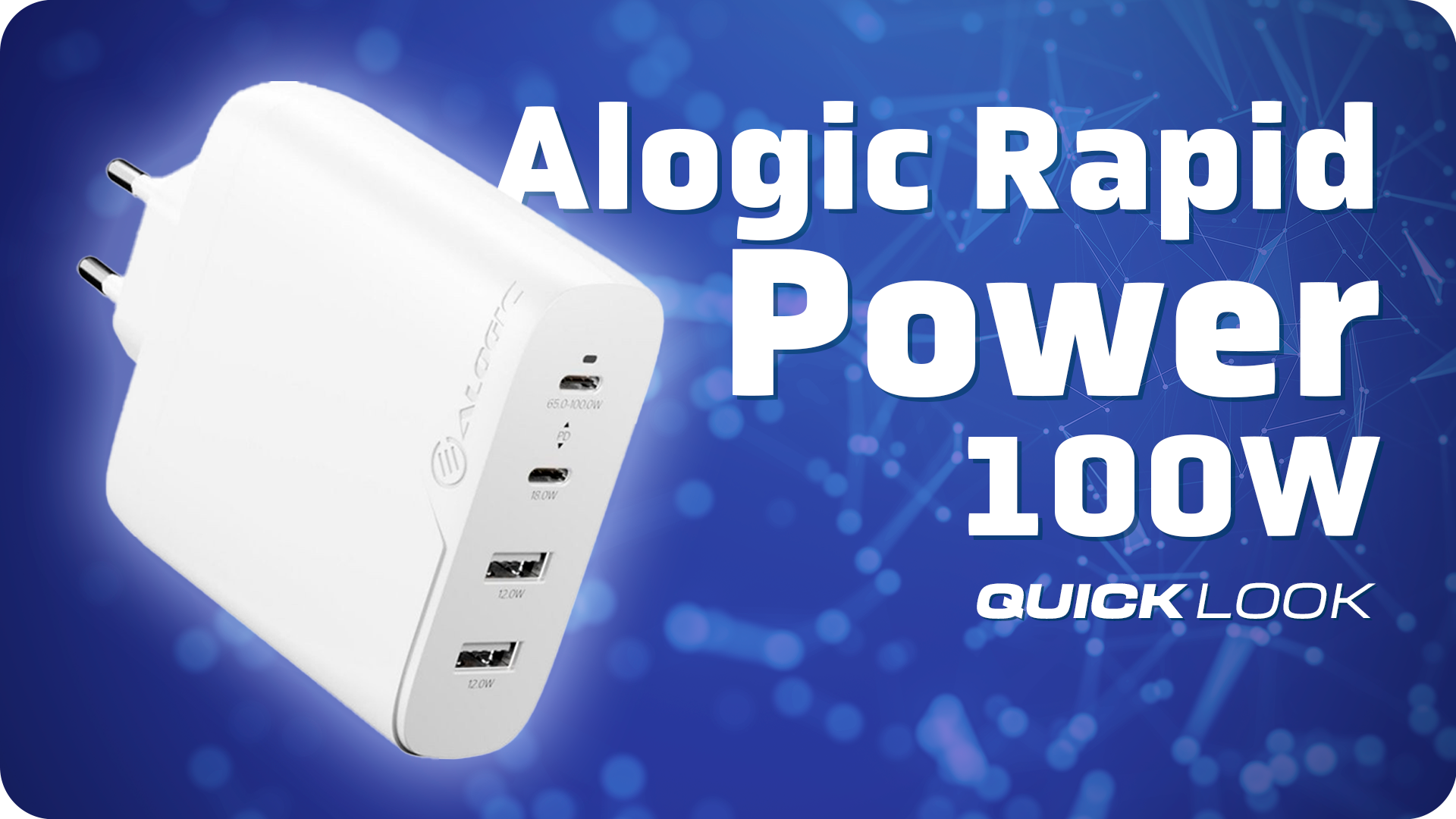 Quickly top up your tech together with Alogic's 4-port rapid charger ...