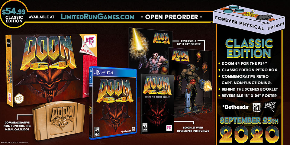 Doom 64 recieves a special physical re-edition