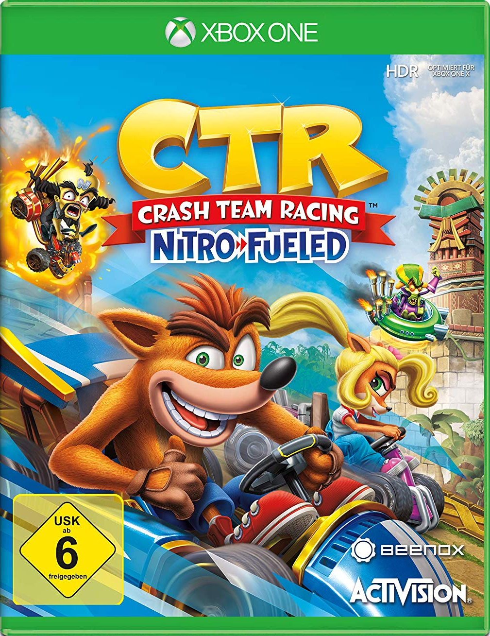 Check out the final boxart for Crash Team Racing Nitro-Fueled