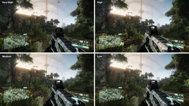 Crysis Graphics Comparison