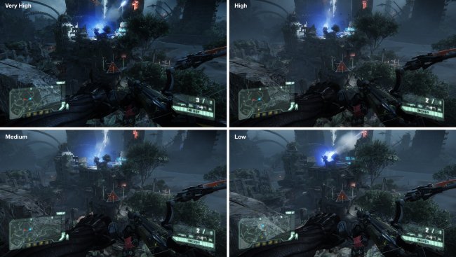Crysis Graphics Comparison