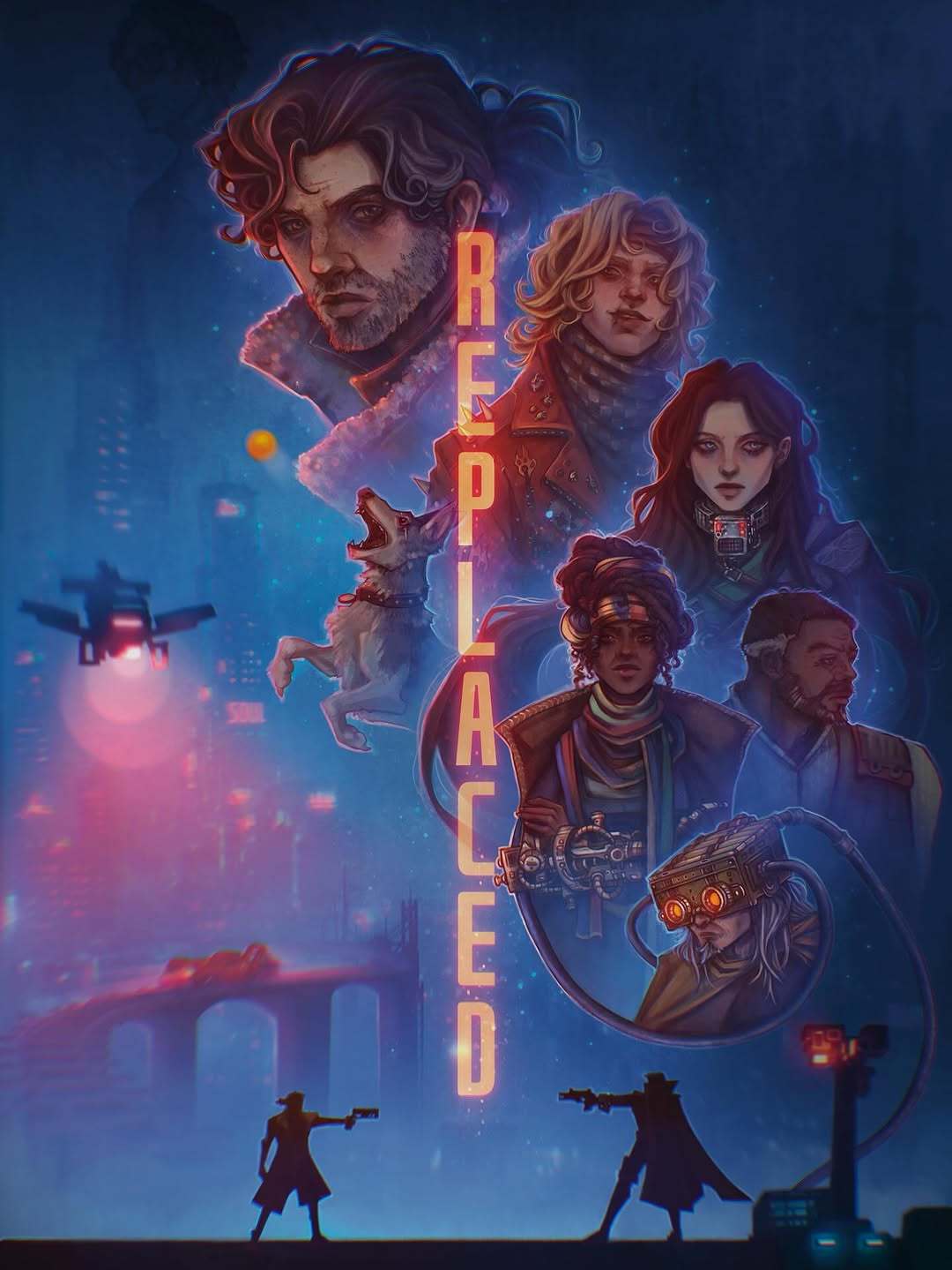 The retrofuturistic, pixelated adventure Replaced will be released in March