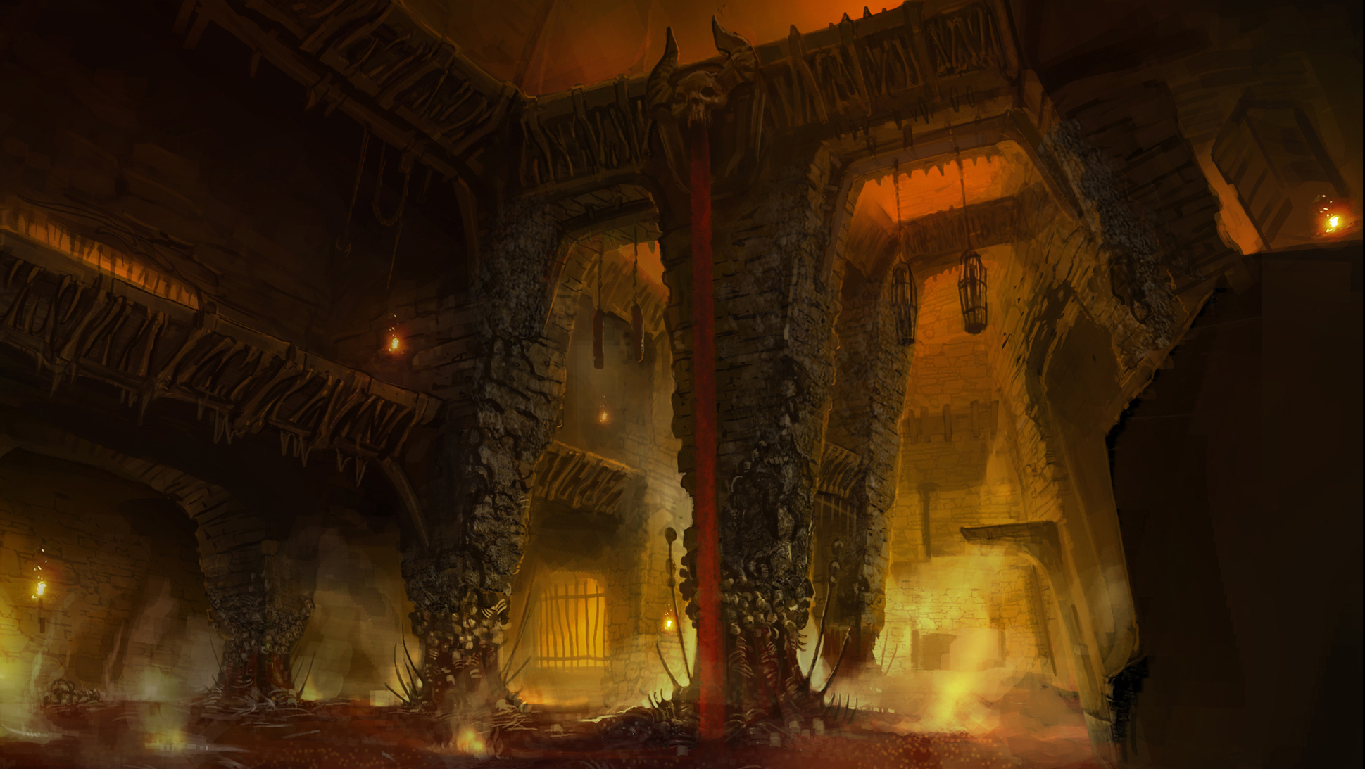 Environmental art from the new Doom