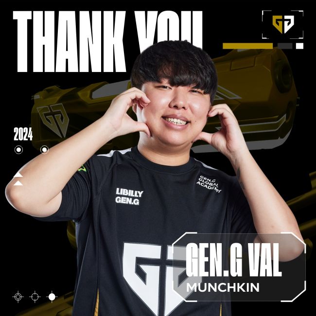 Gen.G Esports cuts three members of its Valorant team