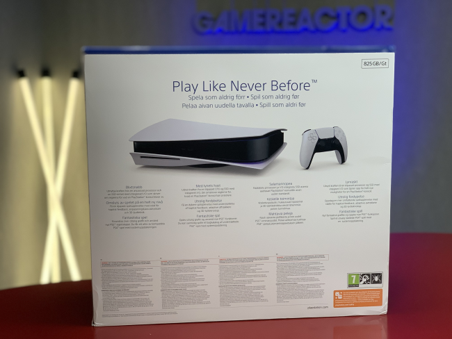 Our brand new PS5 has arrived and here's the retail box - - Gamereactor